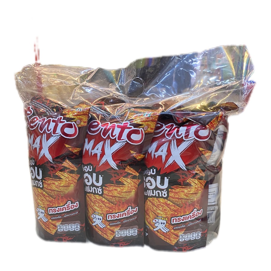 BENTO MAX หมึกอบกรอบปรุงรส (เนื้อหมึกผสมซูริมิ) 30g กดเลือกรสชาติที่ ...