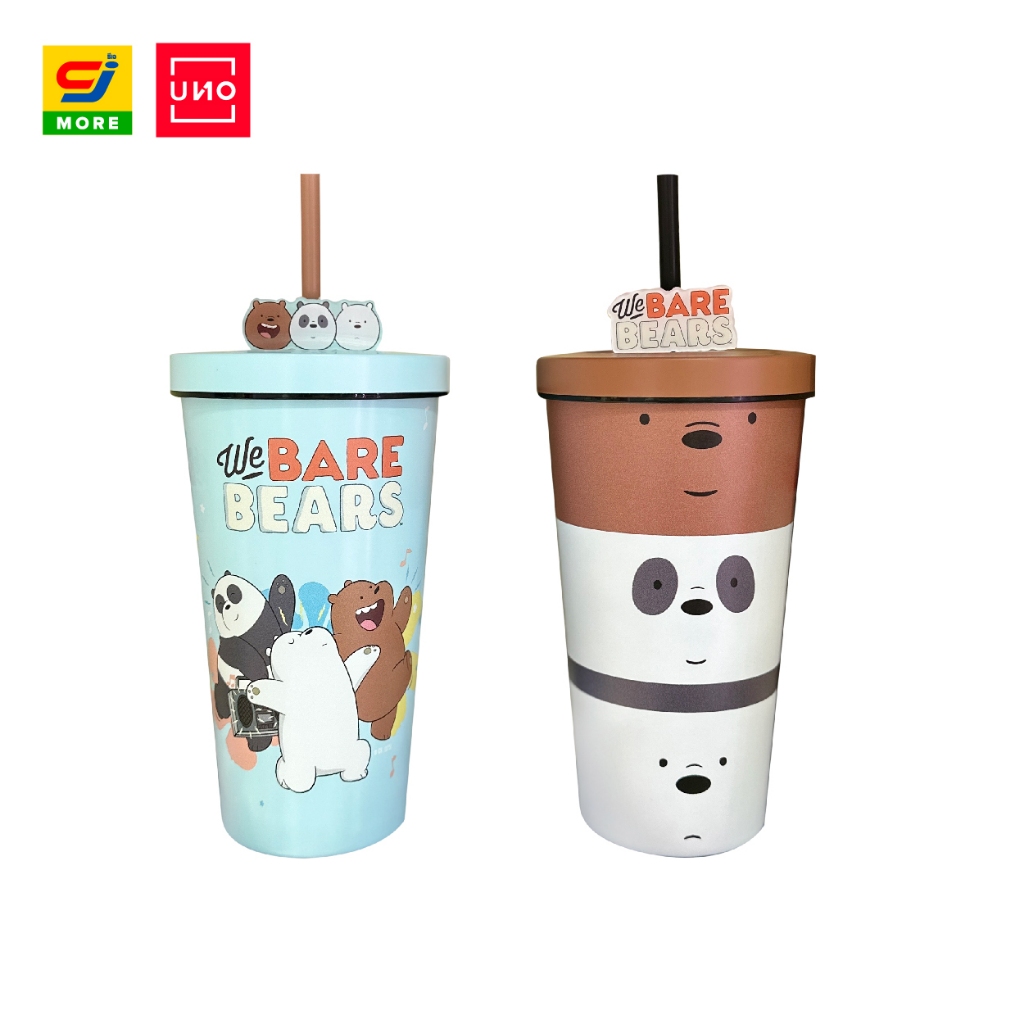 UNO แก้วเก็บความเย็น We Bare Bears ลิขสิทธิ์แท้ | Shopee Thailand