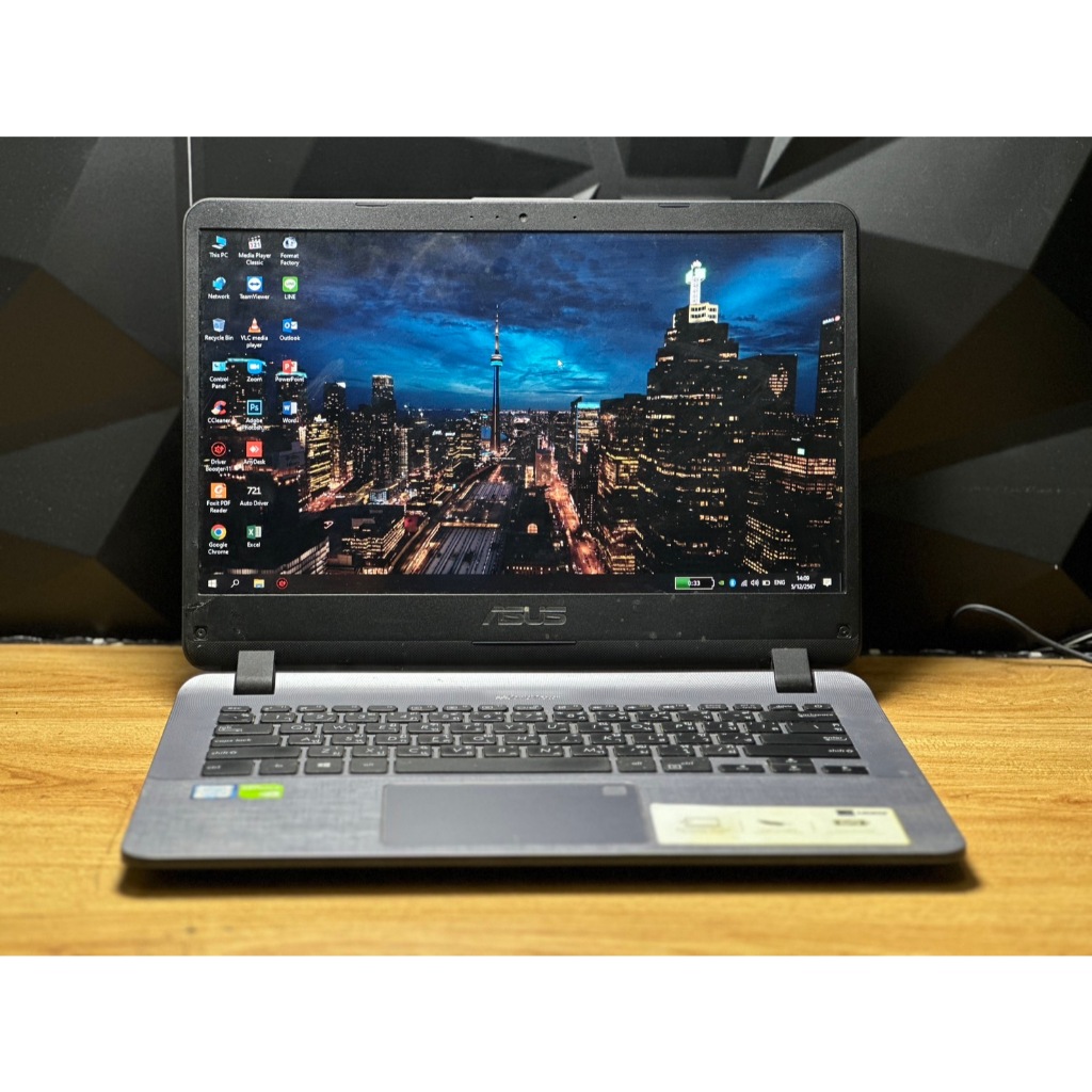 Asus X407U สเปก intel Core i3-7020U (gen7) Ram 4 GB HDD 1 TB การ์ดจอแยก ...