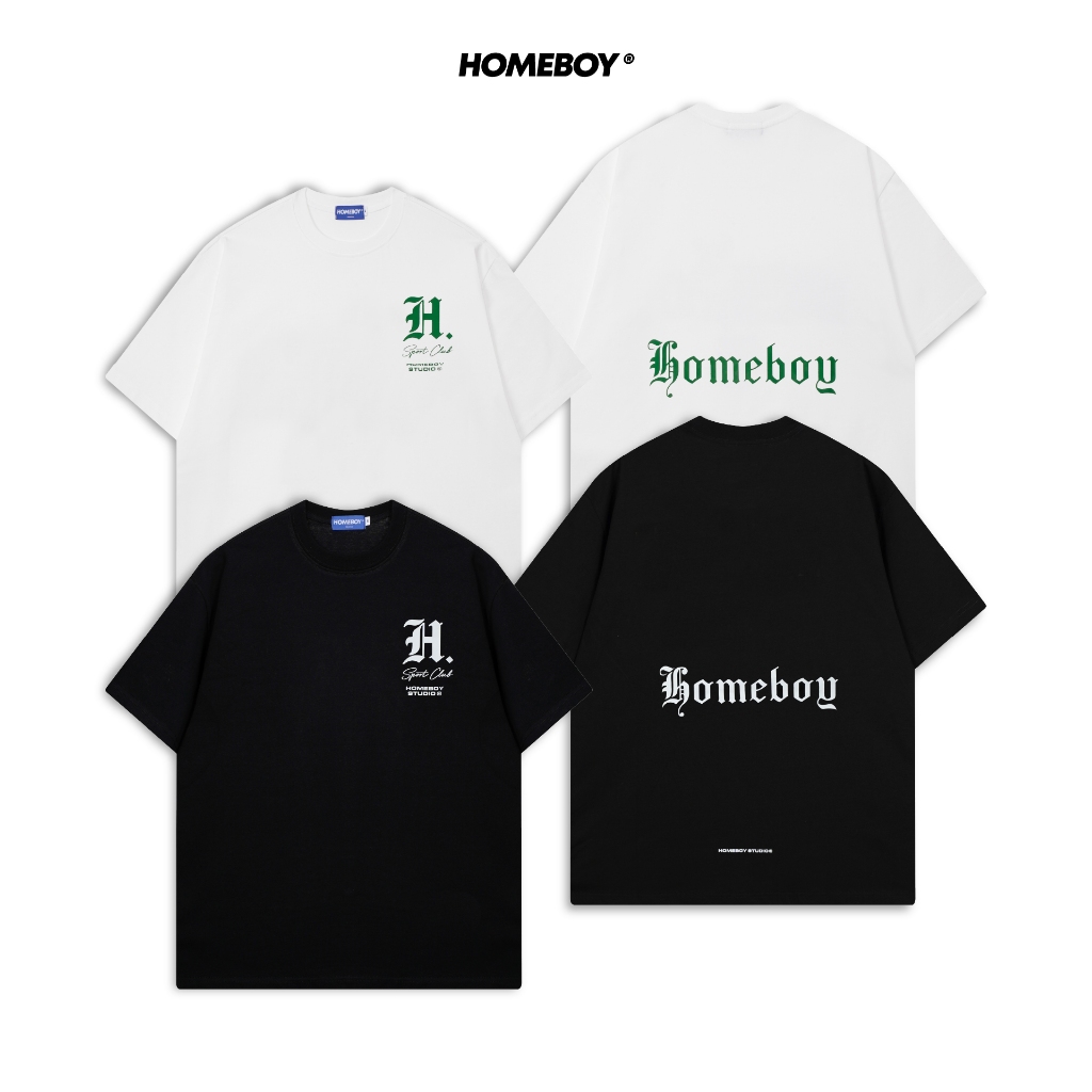 HOMEBOY เสื้อยืด UNISEX รุ่น HB.OVS.SPORT.CLUB | Shopee Thailand