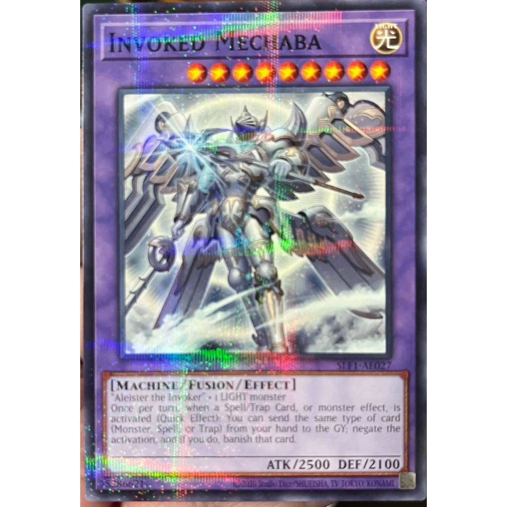 Yugioh Asia-Eng [SLF1-AE027] Invoked Mechaba (alternate art) (Normal ...