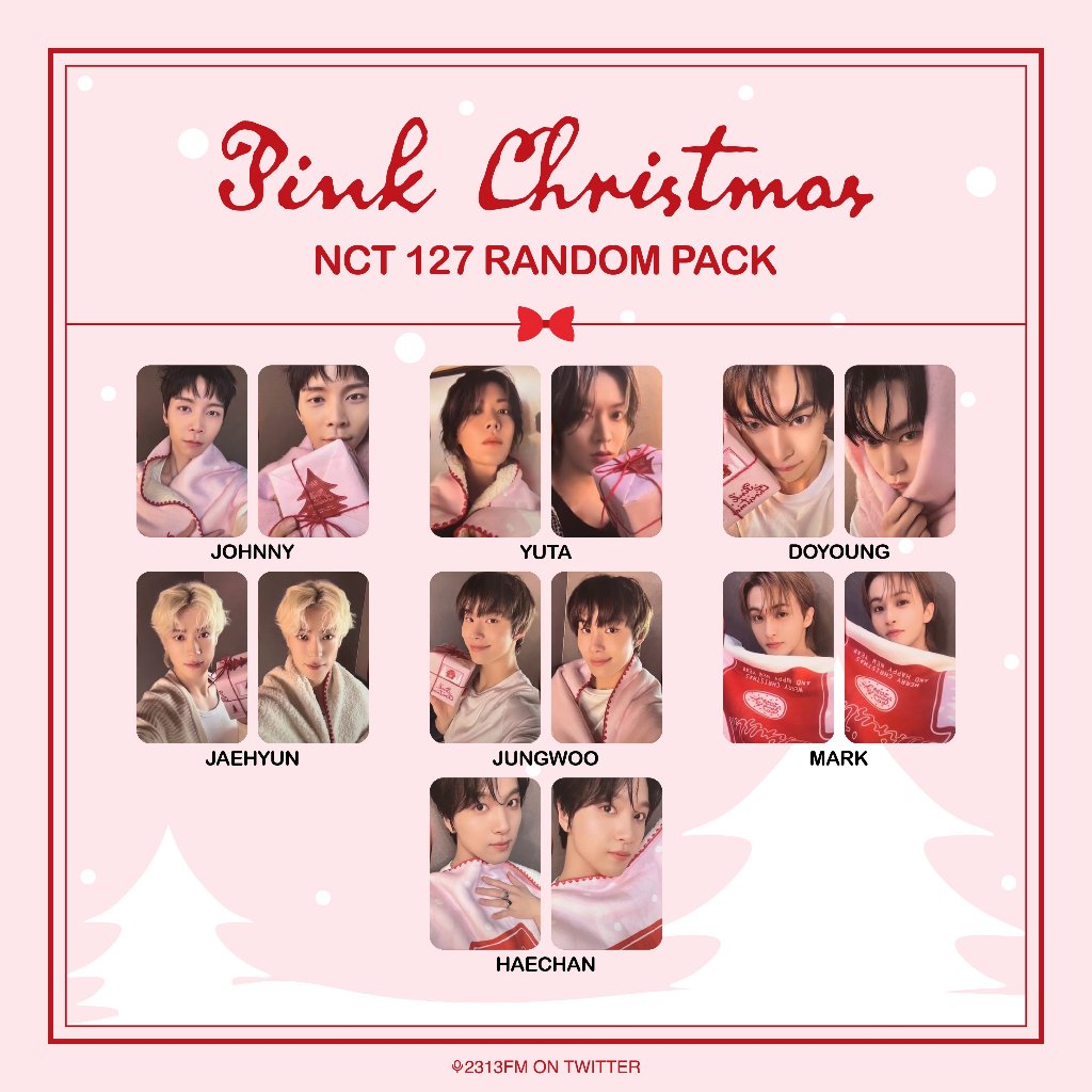 ** พร้อมส่ง ** 2024 PINK CHRISTMAS RANDOM PACK MD NCT DREAM NCT 127 | Shopee Thailand