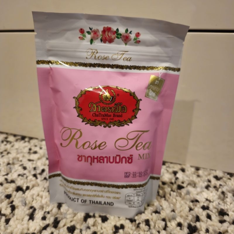 ChaTraMue ชากุหลาบมิกซ์ Oolong Tea Powder Mixed Rose Petals 150g ...