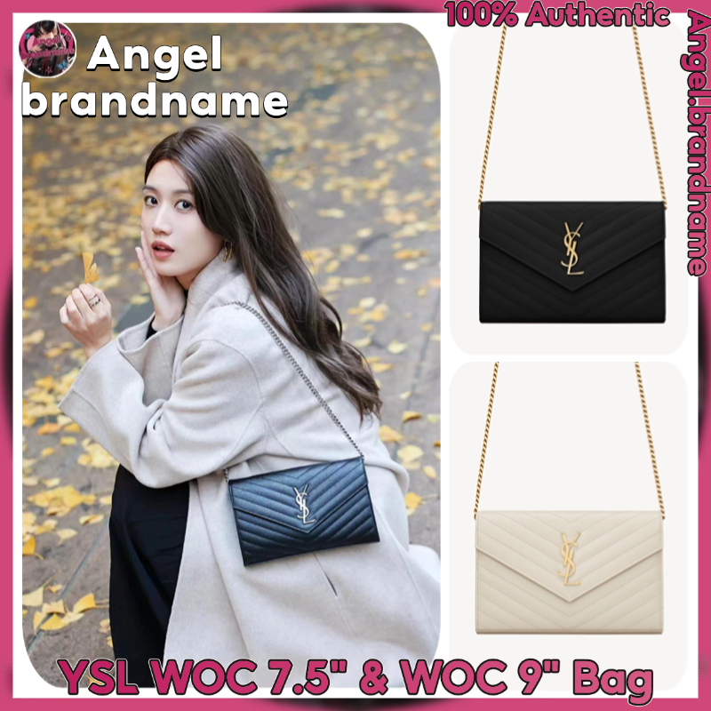 👜Saint Laurent/YSL Classic Cassandre WOC7.5" & WOC 9" Bag ยอดฮิต Shopee สี่ปีของแท้ร้านค้าเก่า💯 ...