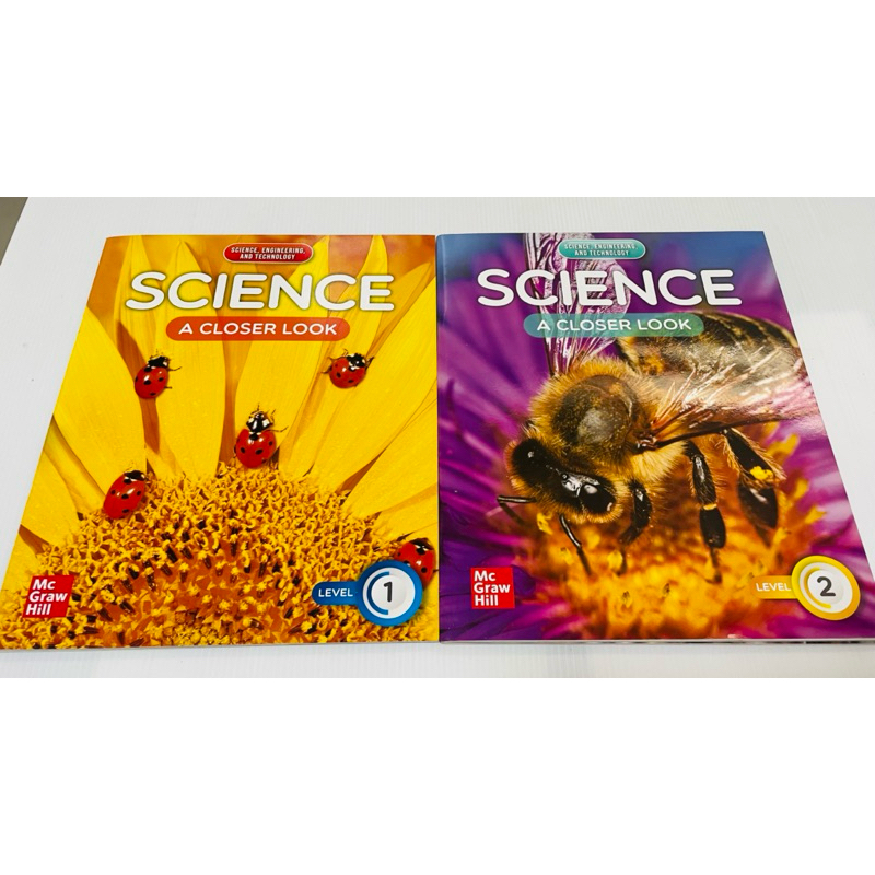 สภาพดี แบบฝึกหัดวิทยาศาสตร์ Science A Closer Look Level 1+2 เล่มละ 80 ...