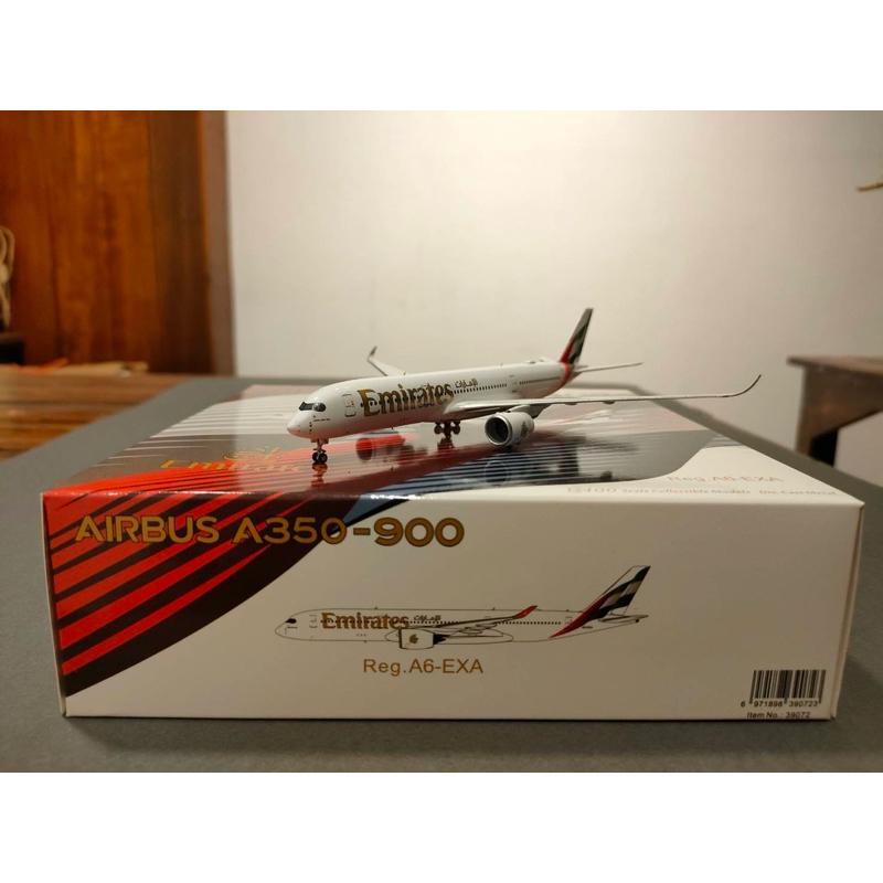 โมเดลเครื่องบิน Emirates A350-900 A6-EXA Scale 1:400 By NG Models ...