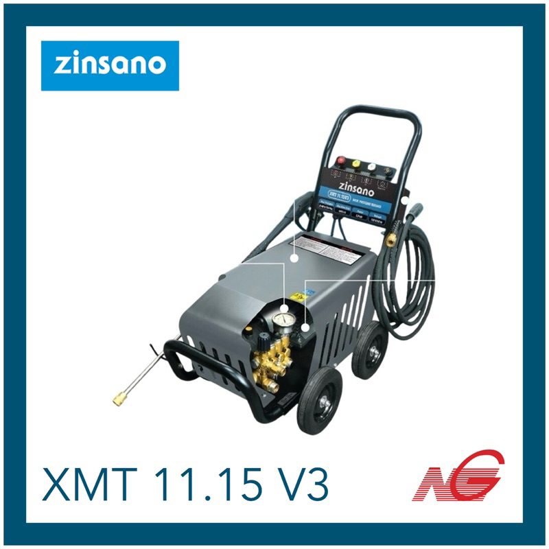 เครื่องฉีดน้ำแรง ZINSANO XMT 11.15 V3 150Bar รหัสสินค้า ABZIXMT15003 ...