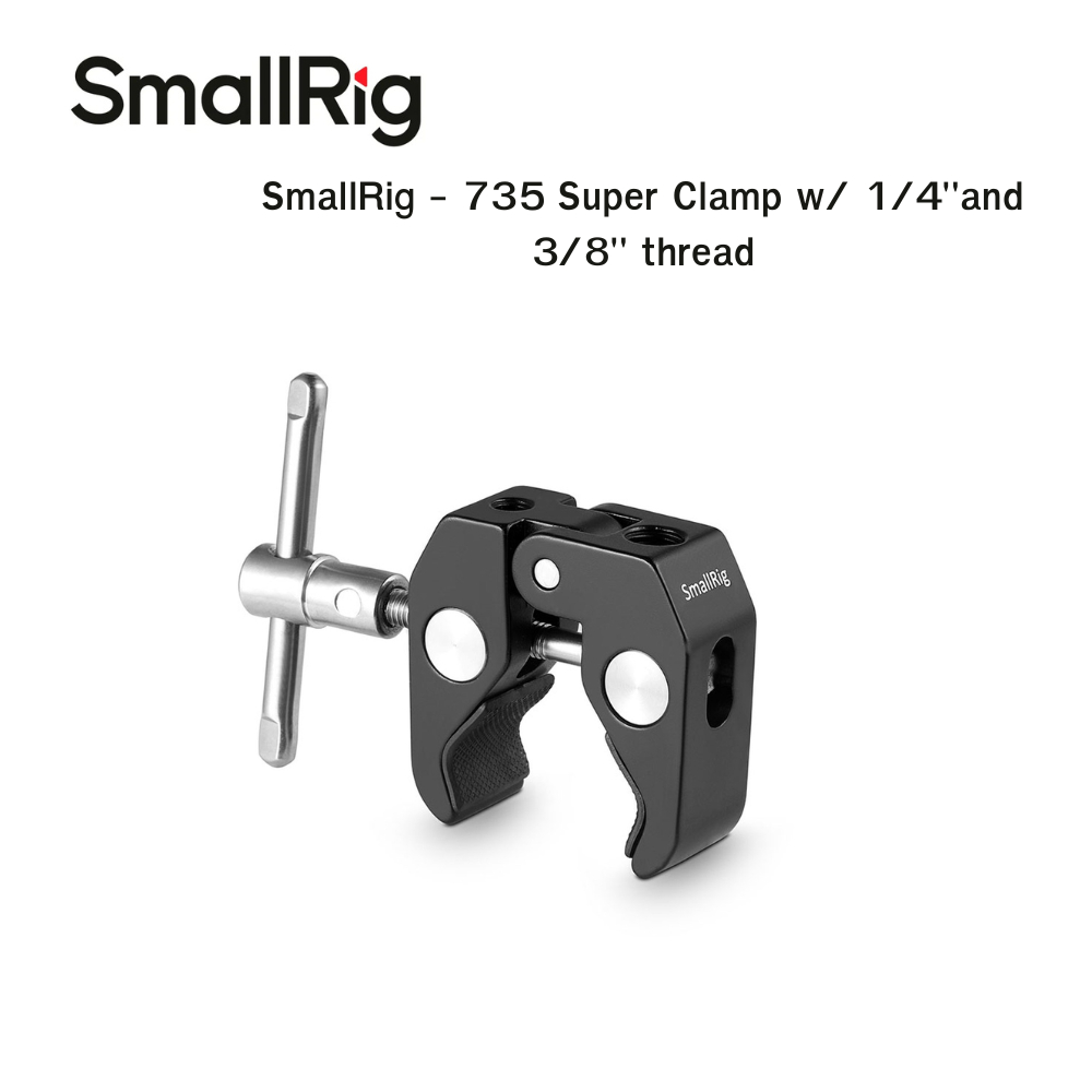 SmallRig - 735 Super Clamp w/ 1/4"and 3/8" thread สินค้าประกันศูนย์ | Shopee Thailand