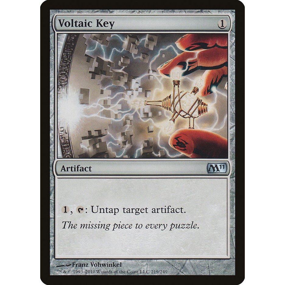 Voltaic Key M11 Magic 2011 การ์ด Magic the Gathering [MTG] ของแท้ ...