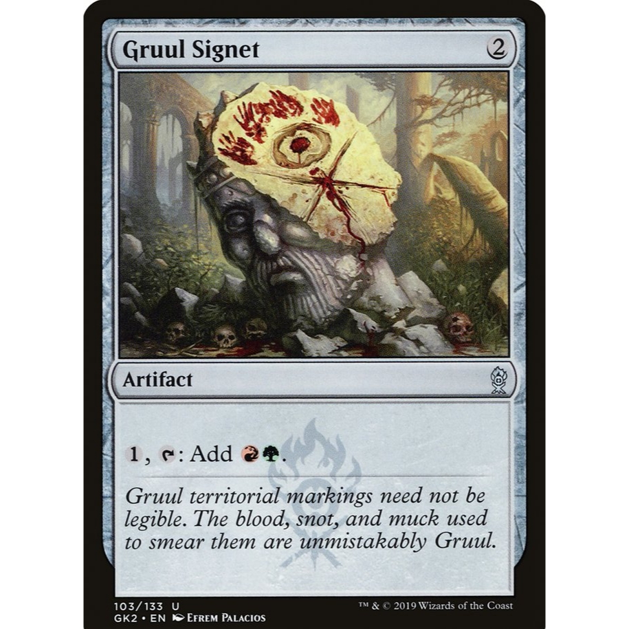 Gruul Signet GK2, CLU การ์ด Magic the Gathering [MTG] ของแท้ | Shopee ...