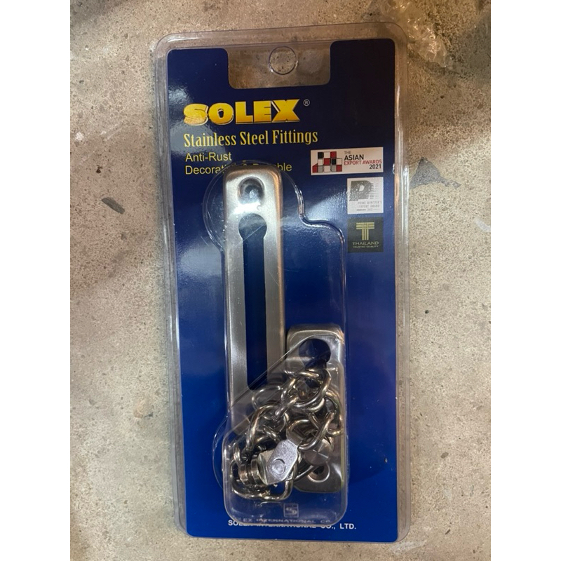 กลอนโซ่เหลี่ยมเหล็ก SOLEX รุ่น 2110 SS ขนาด 20 x 98 มม. สีสเตนเลส | Shopee Thailand