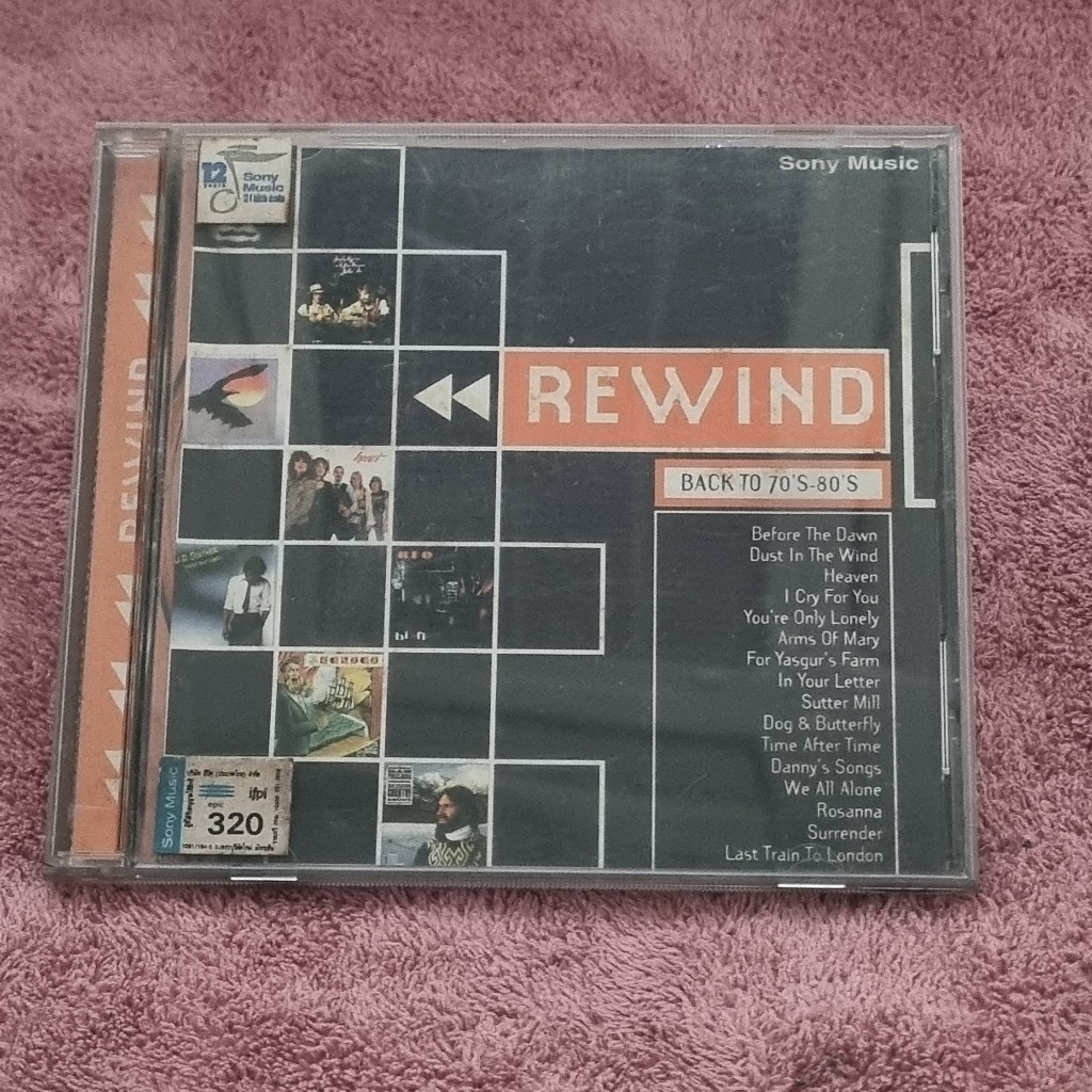 CD เพลงชุด Rewind Back to 70s - 80s รวมเพลงสากลสุดฮิต ของแท้จาก Sony ...