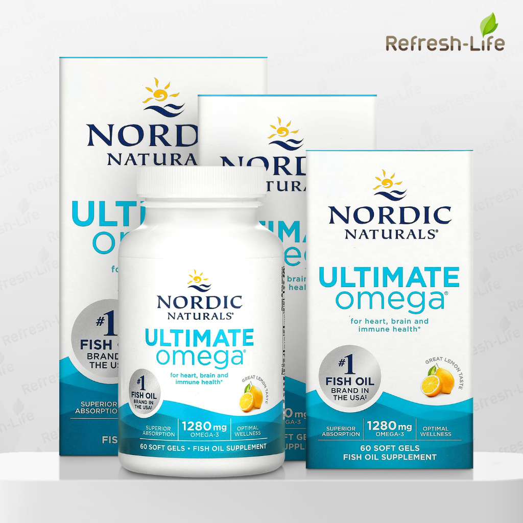[พร้อมส่ง] Nordic Naturals Ultimate Omega 1280 mg น้ำมันปลา โอเมก้า 3 ...