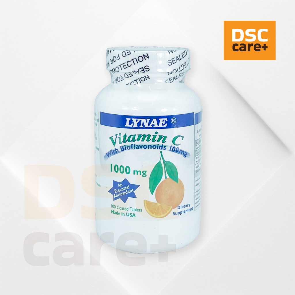 Lynae Vitamin C-1000 mg with Bioflavonoids 100mg วิตามินซี 100มก. และไบ ...