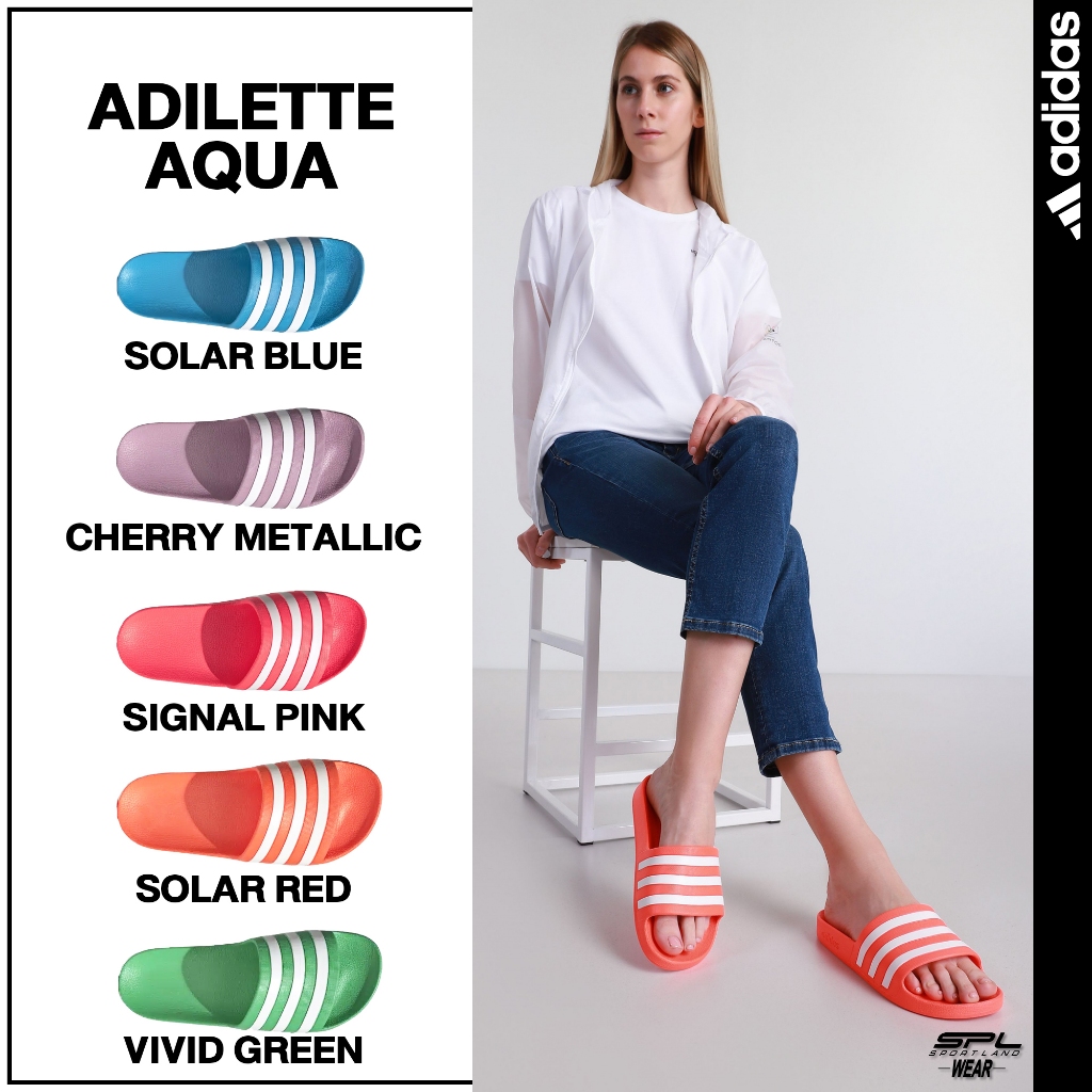 Adidas Collection รองเท้าแตะ รองเท้าแบบสวม SPF Adilette Aqua FY8048 ...