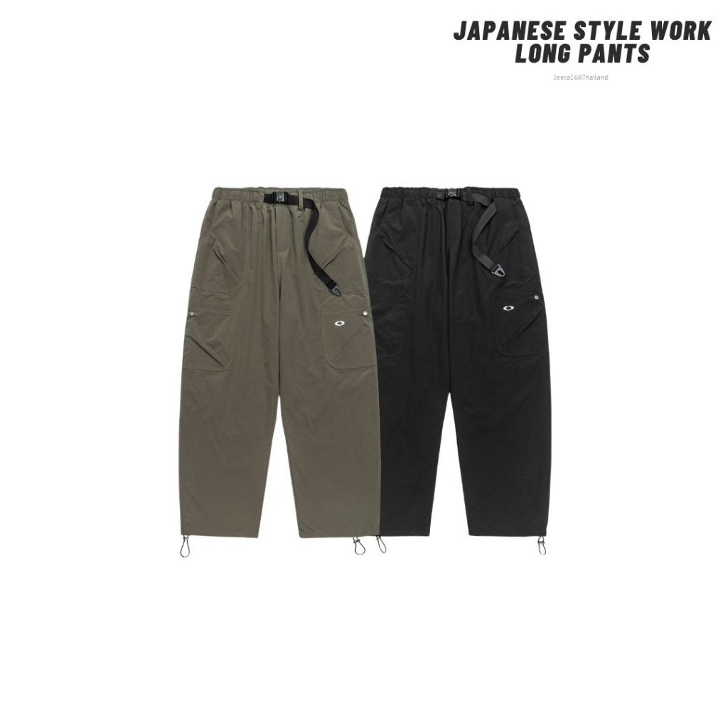 Jeera168 | Japanese style work Long pants (พร้อมส่ง) | Shopee Thailand