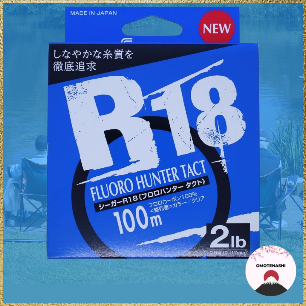 Seaguar R18 Fluoro Hunter TACT 100m 2~20lb Clear Fishing Line ซีกัวร์ KUREHA | Shopee Thailand