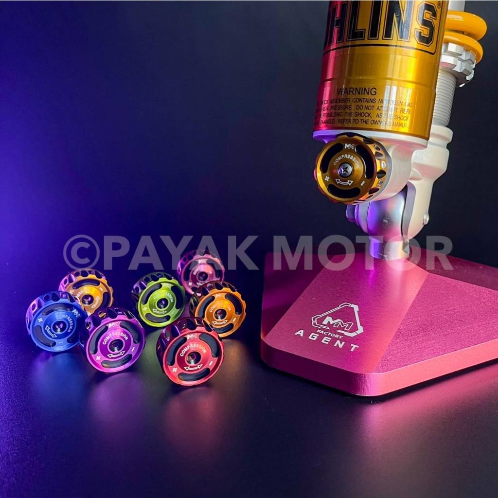 เม็ดปรับโช๊ค หมุดปรับโช๊คโอลิน ลายใหม่ MM Factory แท้ | Shopee Thailand