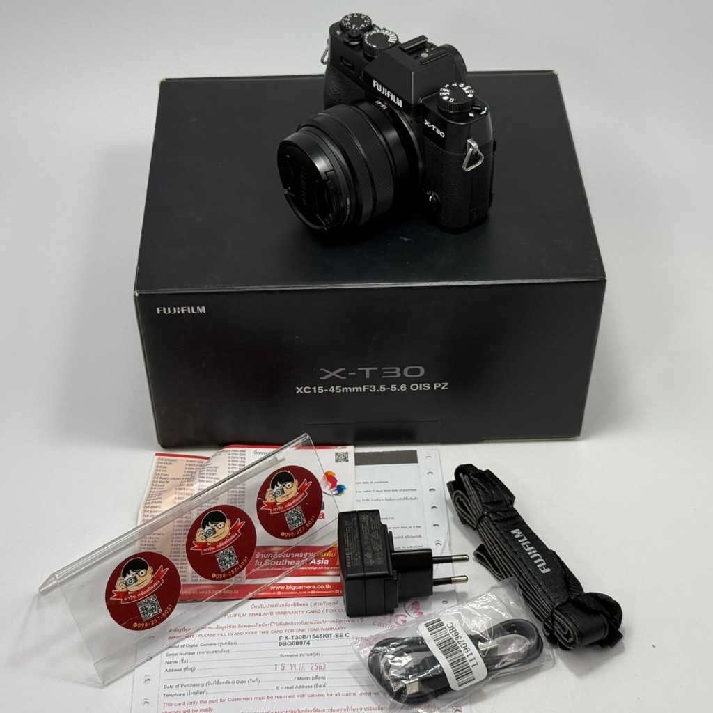 Fujifilm X-T30+15-45 OIS อดีตประกันศูนย์ | Shopee Thailand