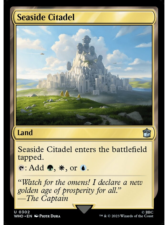 Seaside Citadel WHO Doctor Who การ์ด Magic the Gathering [MTG] ของแท้ ...