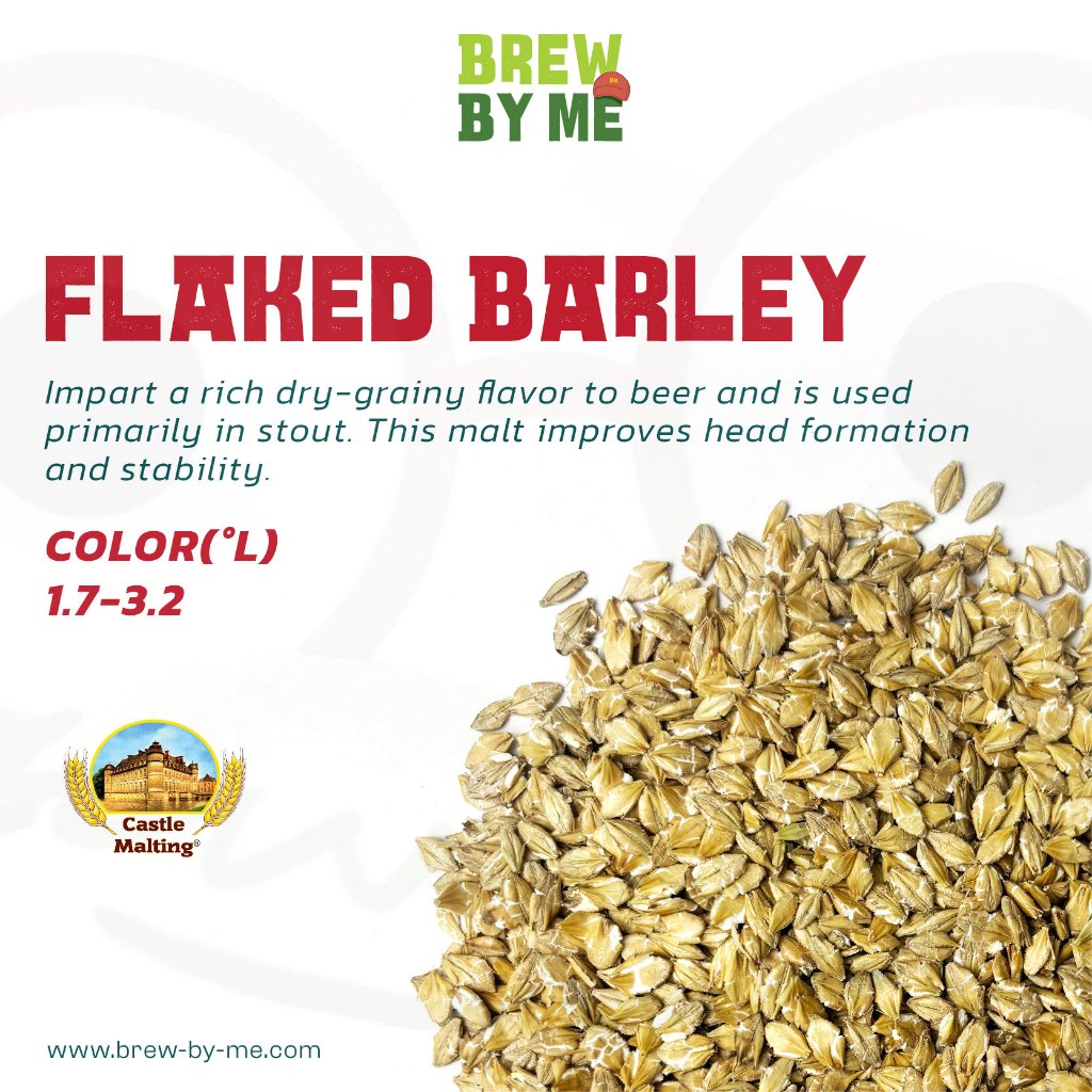 Flaked Barley Malt ขนาด 1 ปอนด์ | Shopee Thailand