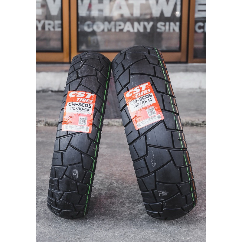 ยาง CST CM-SC05 ใส่ AEROX ไซส์เดิม คู่ละ 3,290฿ (ยางปี 24) | Shopee Thailand
