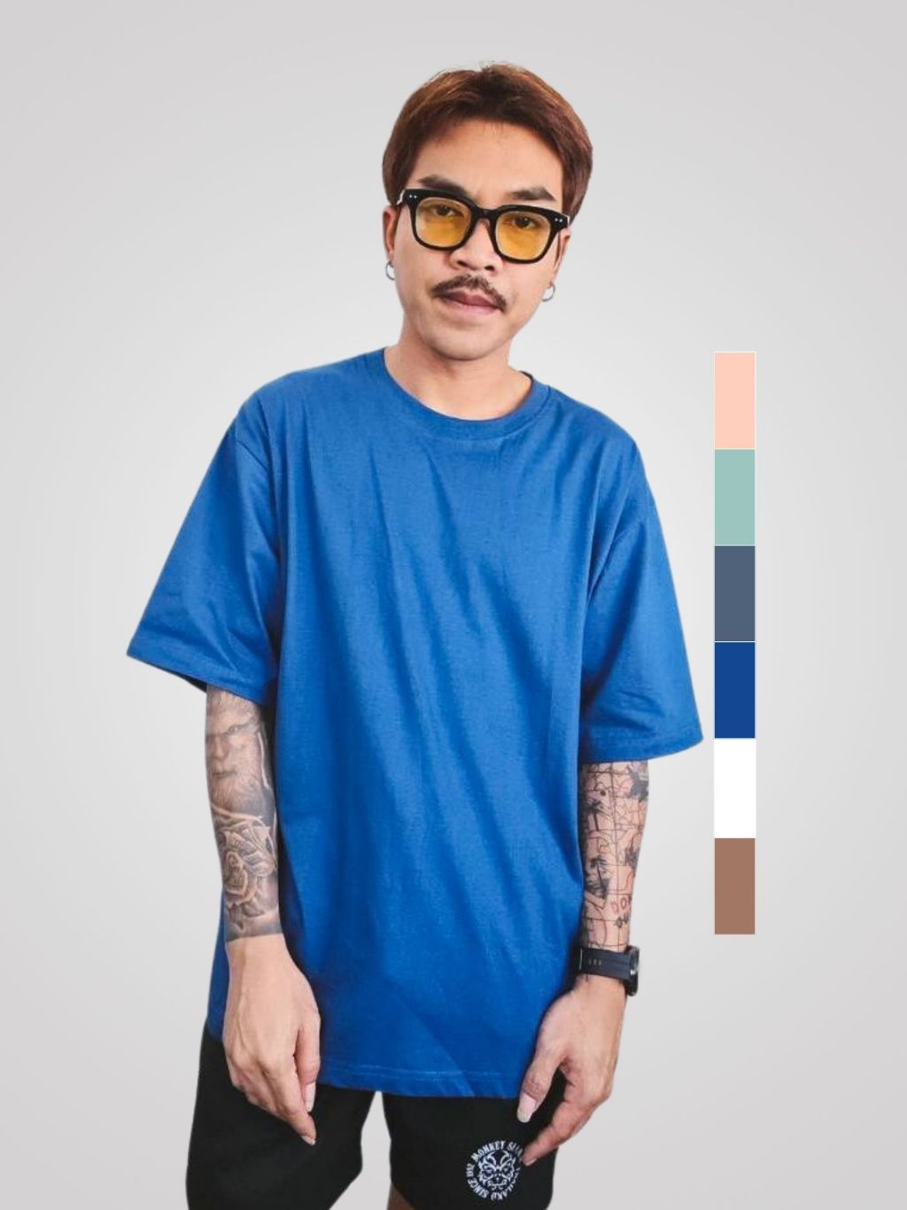 Monkey Siam | Cotton Oversize - เสื้อโอเวอร์ไซส์ อก 43-44" ดีไซน์ ...