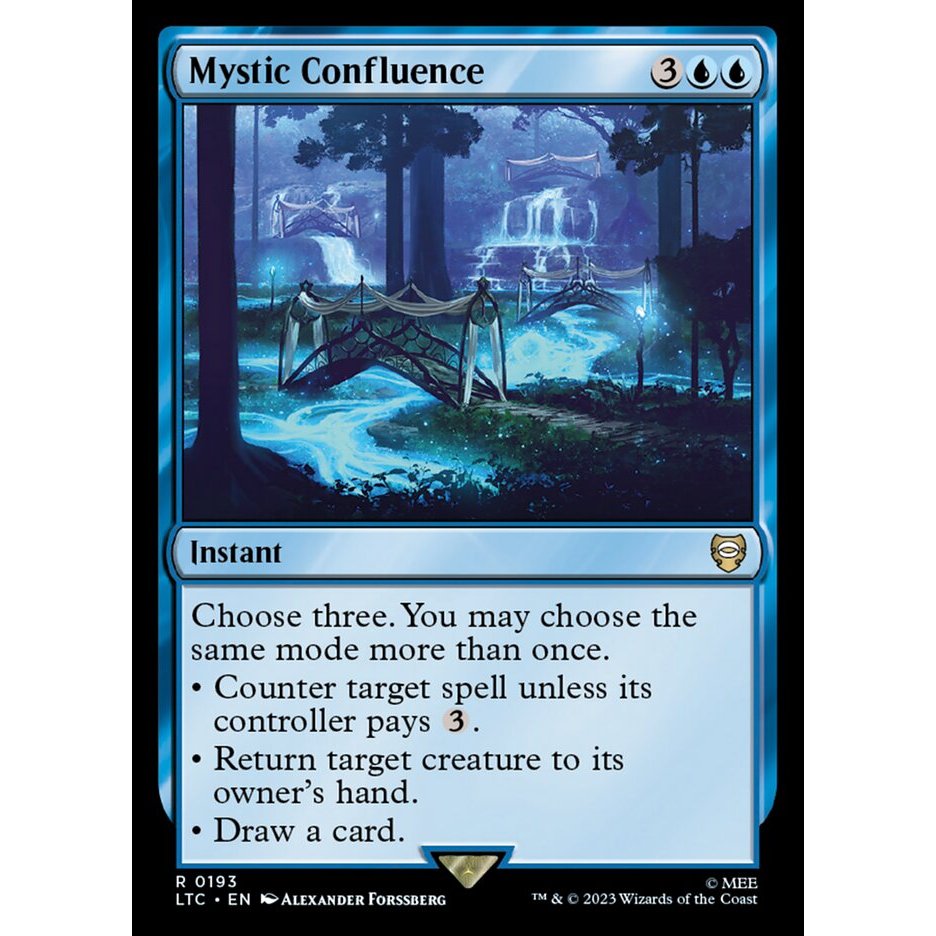 Mystic Confluence LTC Tales of Middle-earth Commander การ์ด Magic the ...