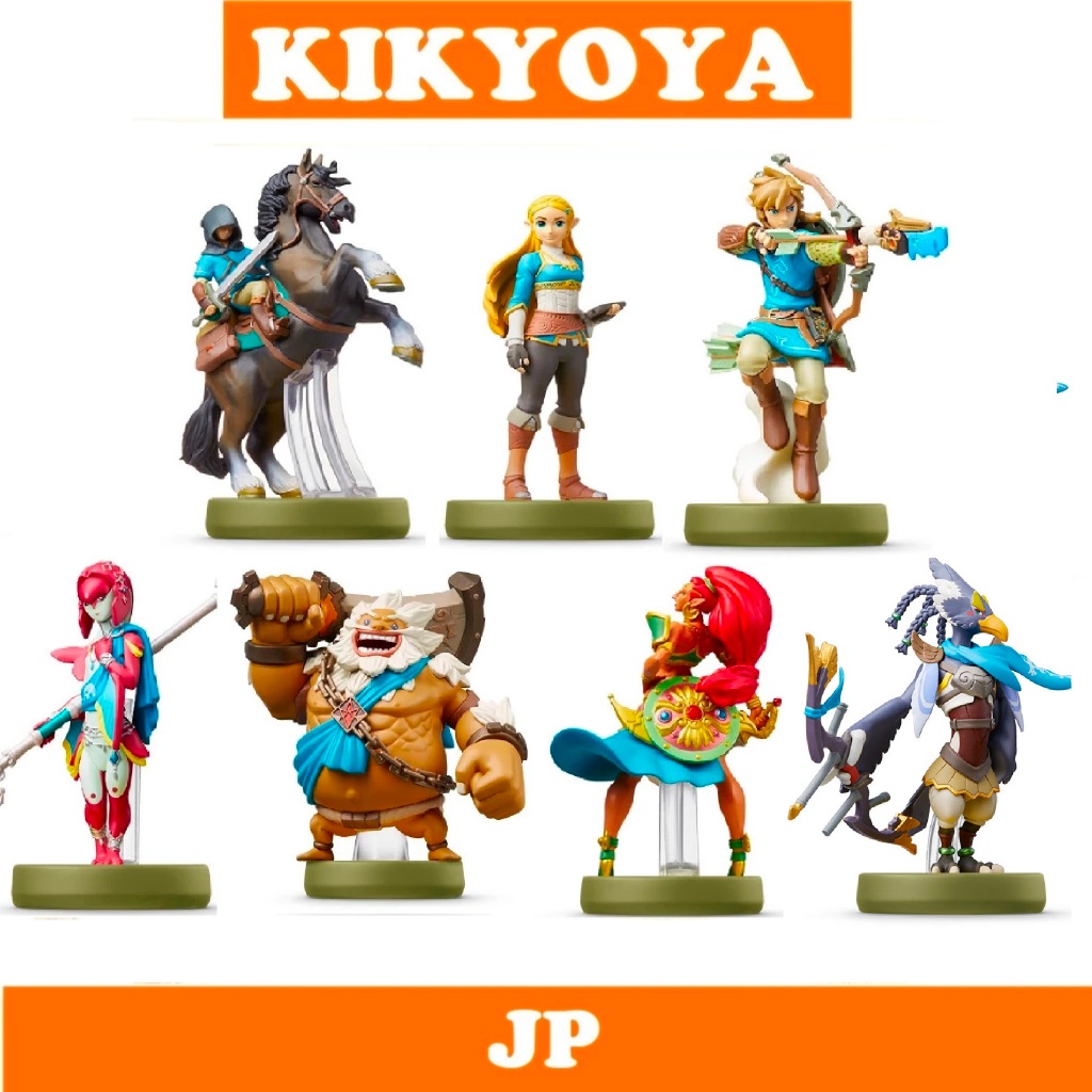 + amiibo Breath of the Wild mipha Zelda Darkel Link BoW urbosa rival ...
