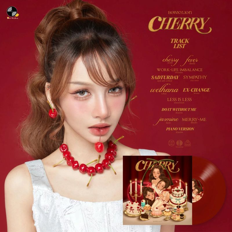 Vinyl BOWKYLION : CHERRY (THE 2ND ALBUM) แผ่นเสียง LP | Shopee Thailand