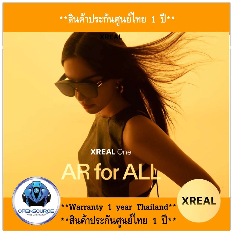 [ลดเตรียมเที่ยวสงกราน] XREAL One แว่น AR อัจฉริยะ จอ Micro OLED X1 Chip Native 3 DoF เสียงดีโดย ...