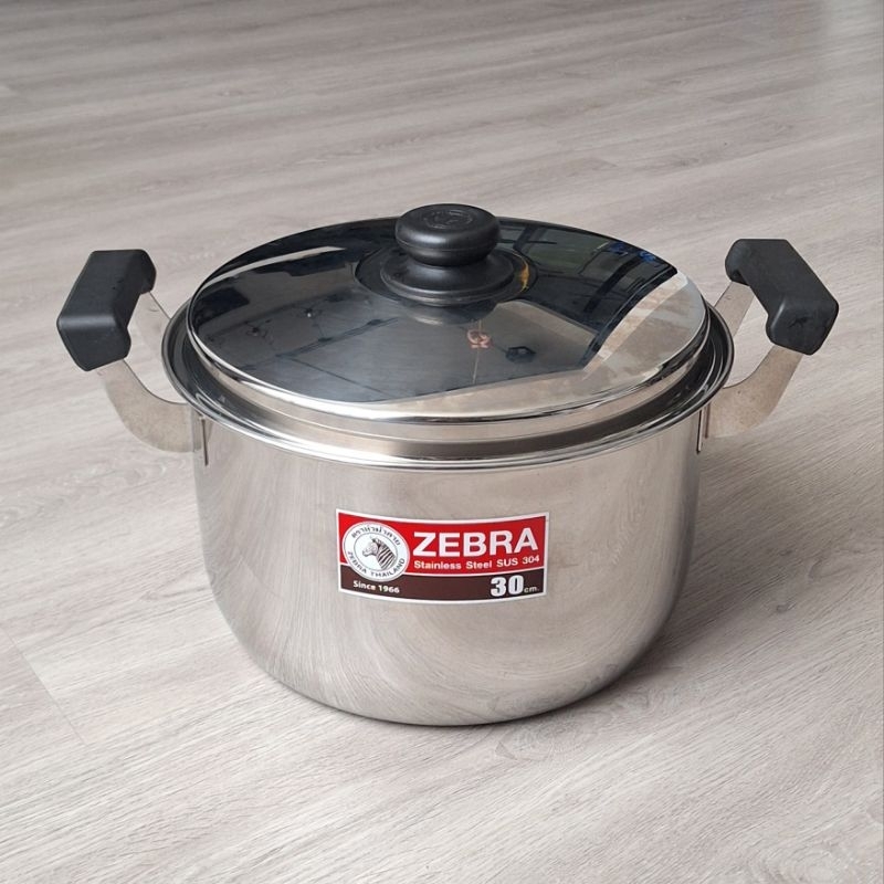 *มือสอง ZEBRA หม้อหุงต้ม Carry 30 ซม. หัวม้าลาย | Shopee Thailand
