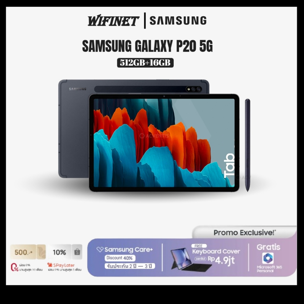 [จัดส่งภายใน 12 ชม.] 2025 SAMSUNG แท็บเล็ต SAMSUNG TAB ,Android 12.0 ...