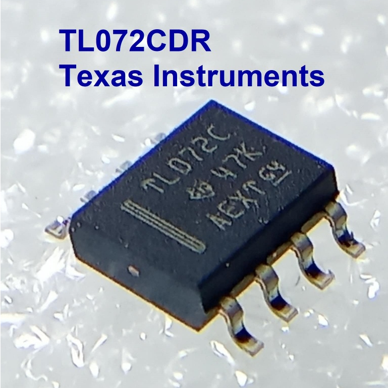 1ตัว TL072 SMD TL072CDR Texas Instruments Dual Op Amp | Shopee Thailand