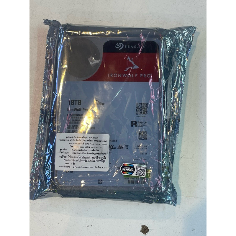 seagate Iron Wolf Pro 18TB เป็นสินค้ามือใหม่ | Shopee Thailand