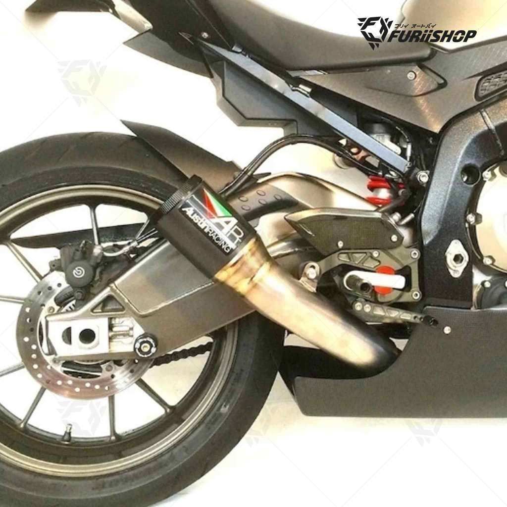 ท่อไอเสีย Austin Racing DE-CAT GP1R Black Tip With Carbon Can For BMW ...