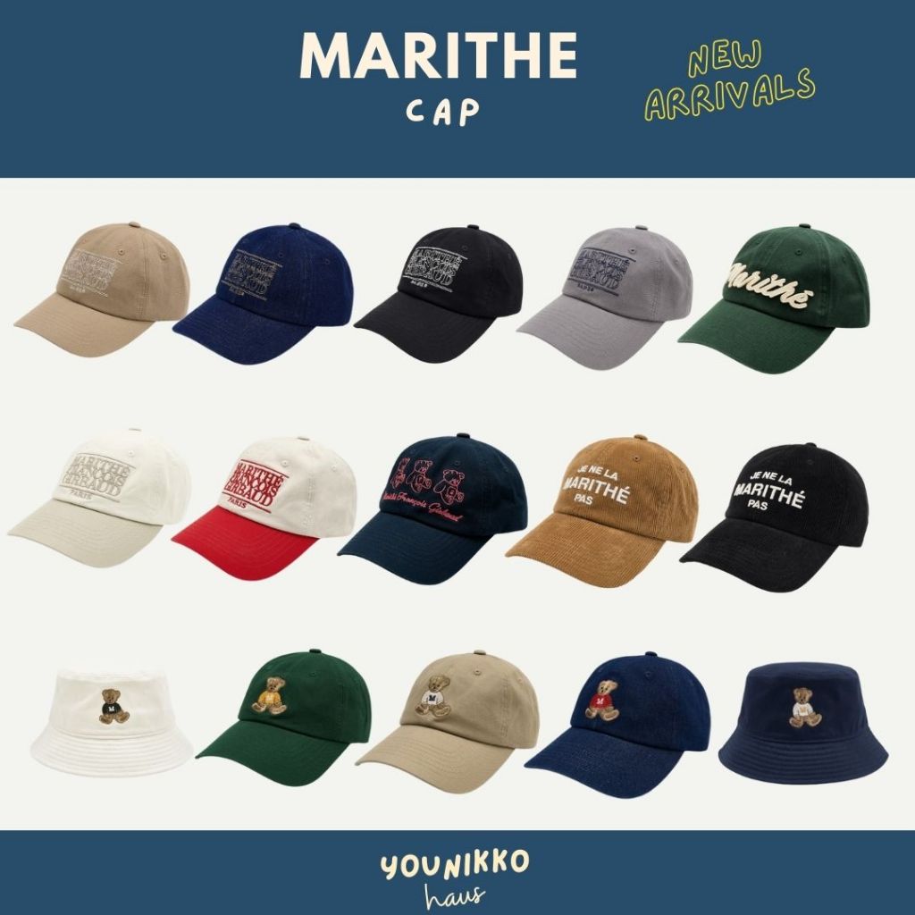 (พร้อมส่ง) Marithe Cap รวมรุ่นหมวกยอดฮิต | Shopee Thailand