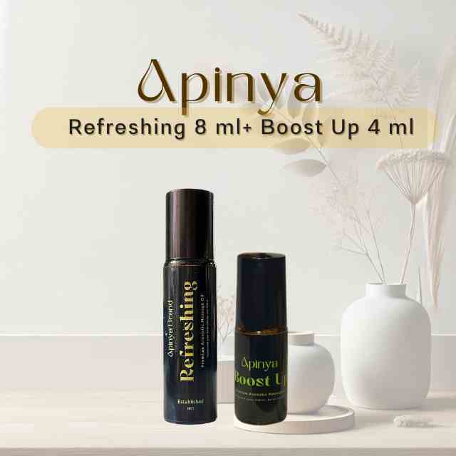 Apinya Refreshing 8 ml + Boost Up 4 ml (เซตคู่) | Shopee Thailand