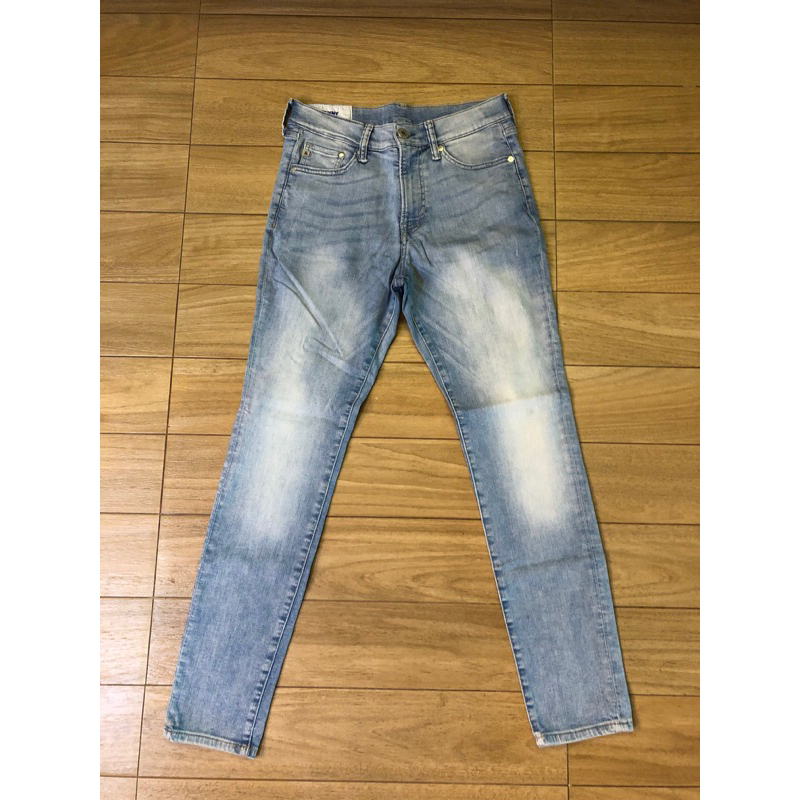กางเกงยีนส์ ยี่ห้อ H&M รุ่น skinny denim ขนาด 30 CN170/76A สียีนส์ฟอก ...