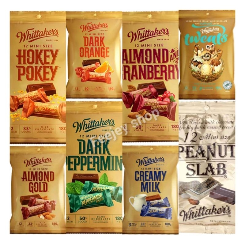 Whittaker 🇳🇿 New Zealand Chocolate 180g (12ชิ้น) ช็อกโกแลตนิวซีแลนด์ ...