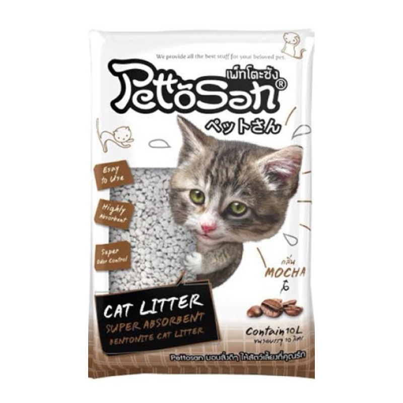 Pettosan cat litter 5 ลิตร ทรายแมวกลิ่นกาแฟ เพ็ทโตะซัง ม็อคค่า แท้ ...