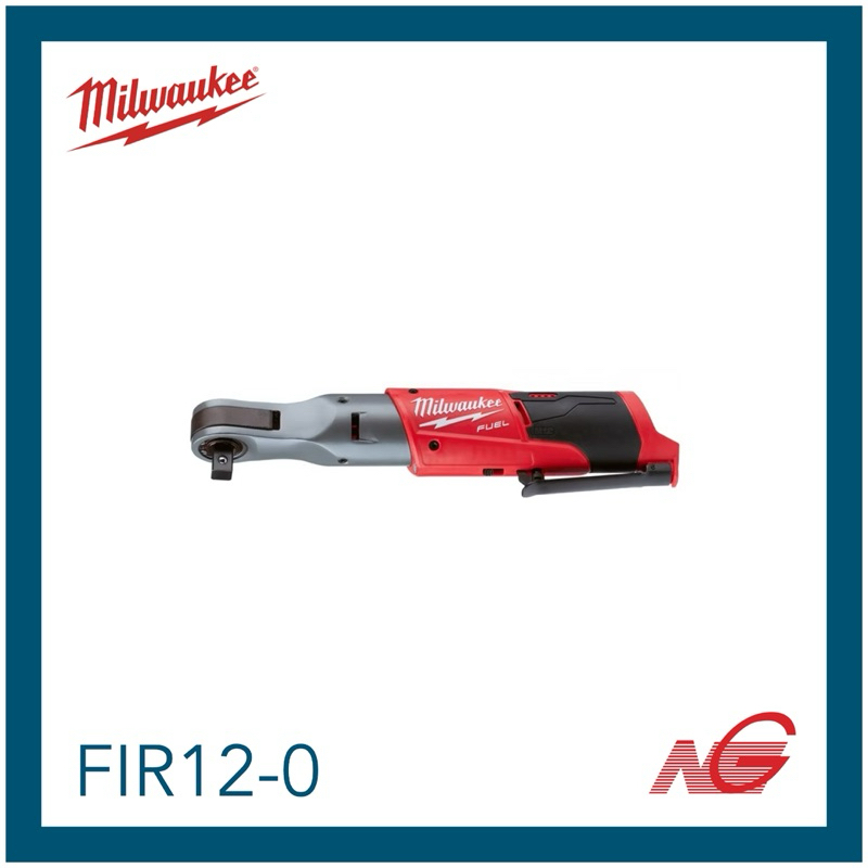 MILWAUKEE มิววอคกี้ ประแจบล็อกด้ามฟรีไร้สาย 12 โวลต์ 1/2" M12 FIR12-0 ...