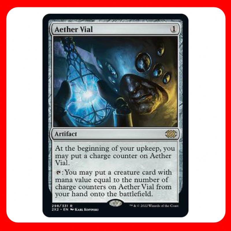 [MTG] Aether Vial [2X2] [ARTIFACT] [RARE] [NORMAL] [ENG] (การ์ดเมจิค ...