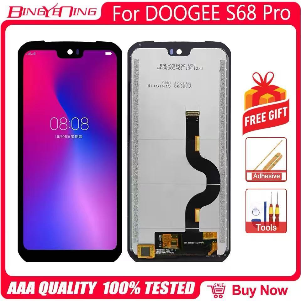 จอ LCD เดิมสำหรับ Doogee S68 Pro จอสัมผัส S68 กันน้ำทนทาน 5.9 นิ้ว ...