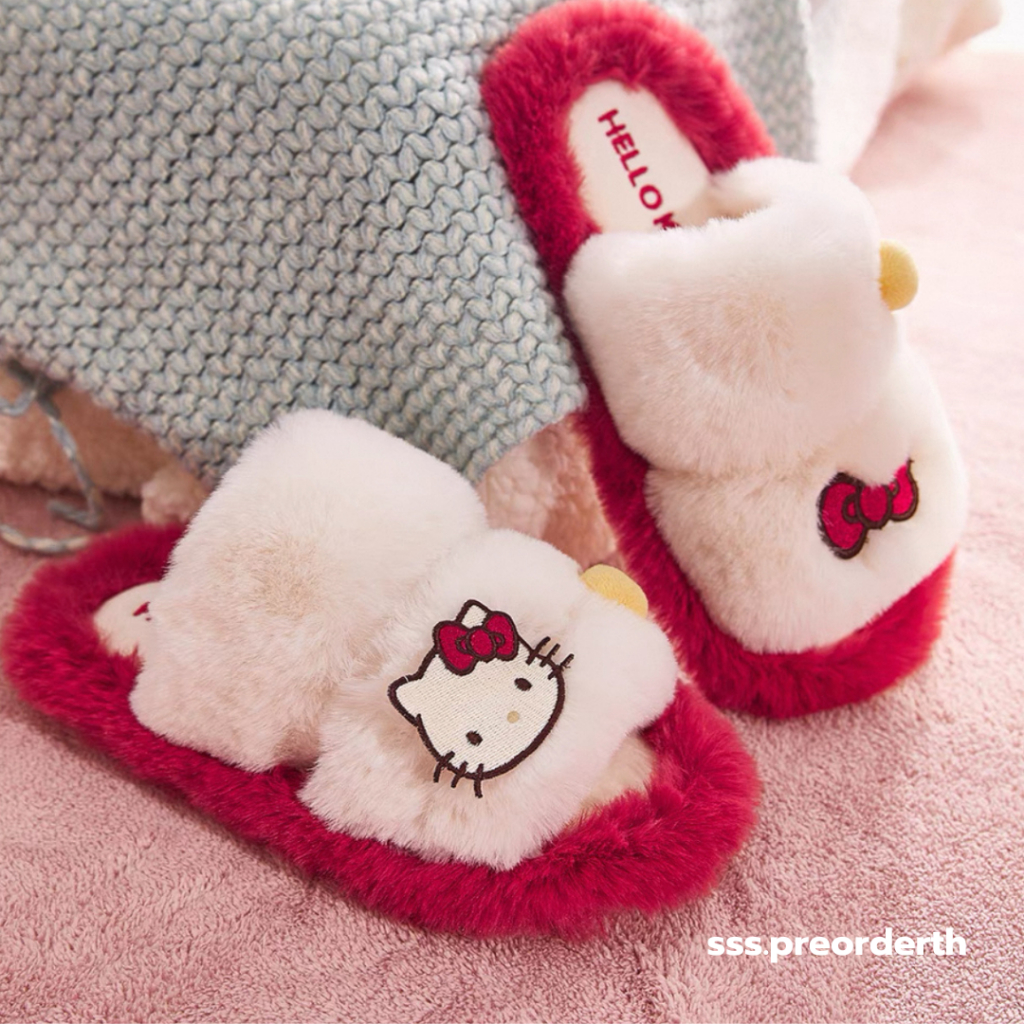 Gukoo x Hello Kitty Slipper ของแท้จากแบรนด์ | Shopee Thailand