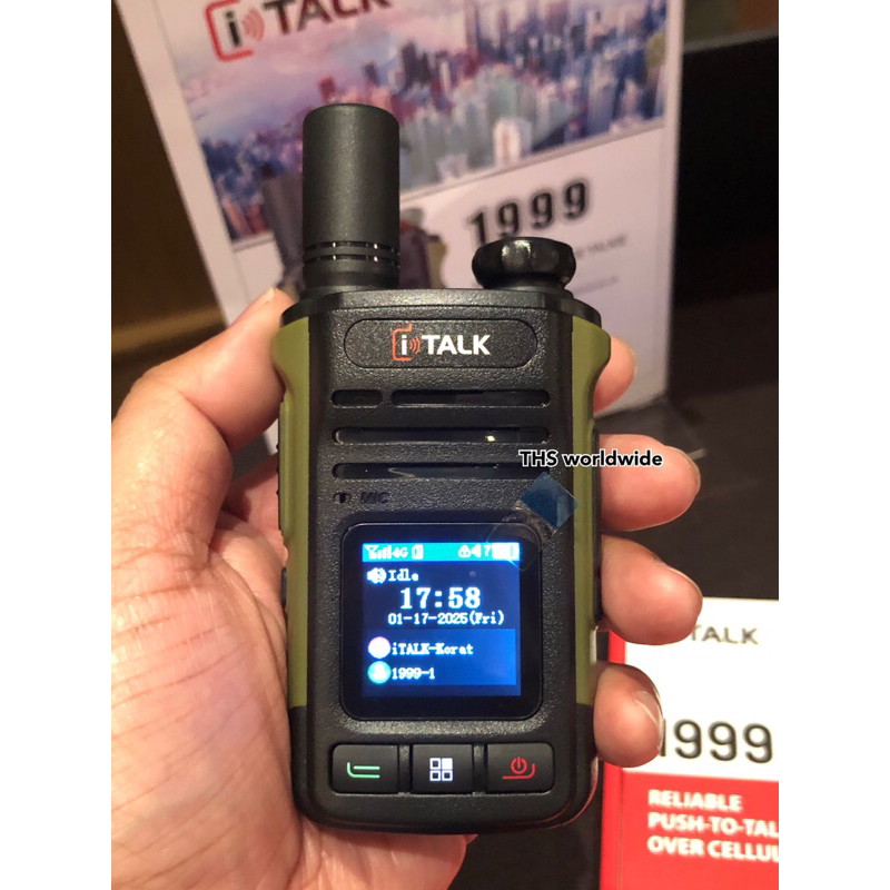 iTalk 1999 วิทยุสื่อสาร POC ใส่ซิม แถมฟรี‼️sim/ซองหัง/หูฟัง สื่อสารไม่จำกัดระยะทาง Type-C ...