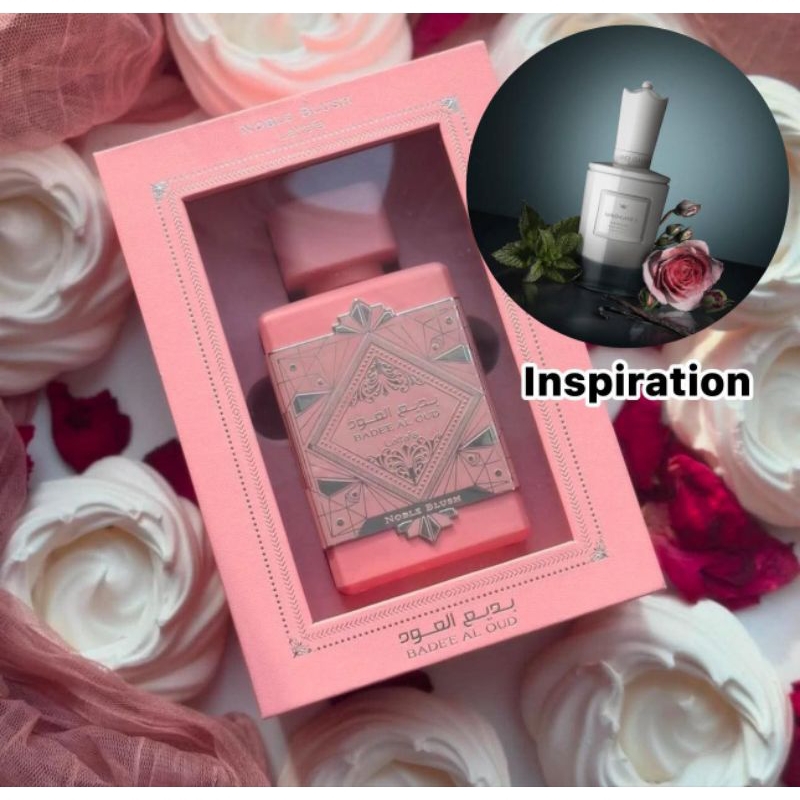 BADE'E AL OUD NOBLE BLUSH EDP BY Lattafa 100ML มาใหม่ล่าสุด (กล่องชมพู ...