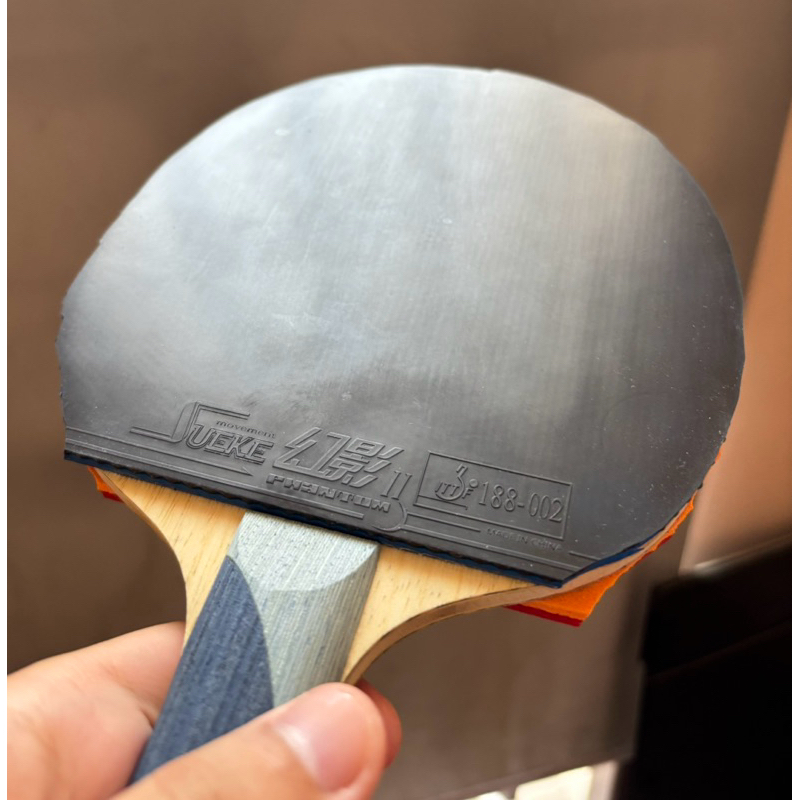 ยางปิงปอง sueke phantom 2 provincial blue sponge มือ2 | Shopee Thailand