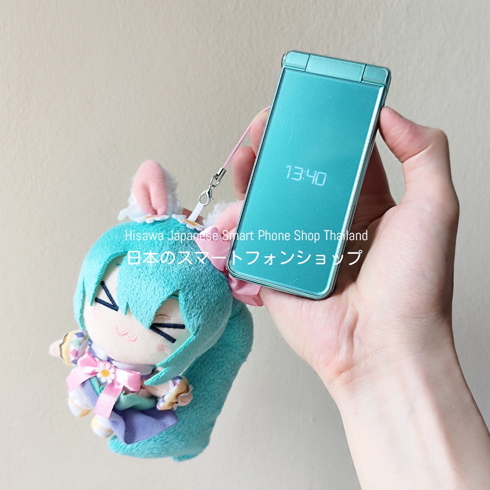 [สวยจัด] SHARP AQUOS K-TAI 2 (601SH) สีเขียว Light Green Hatsune Miku ฝาพับญี่ปุ่น โทรในไทยได้ ...