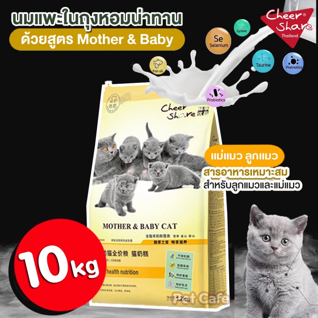 (10กิโล) King of Wild อาหารแมว CheerShare สูตร Mother and baby Cat เกรด Holistic | Shopee Thailand